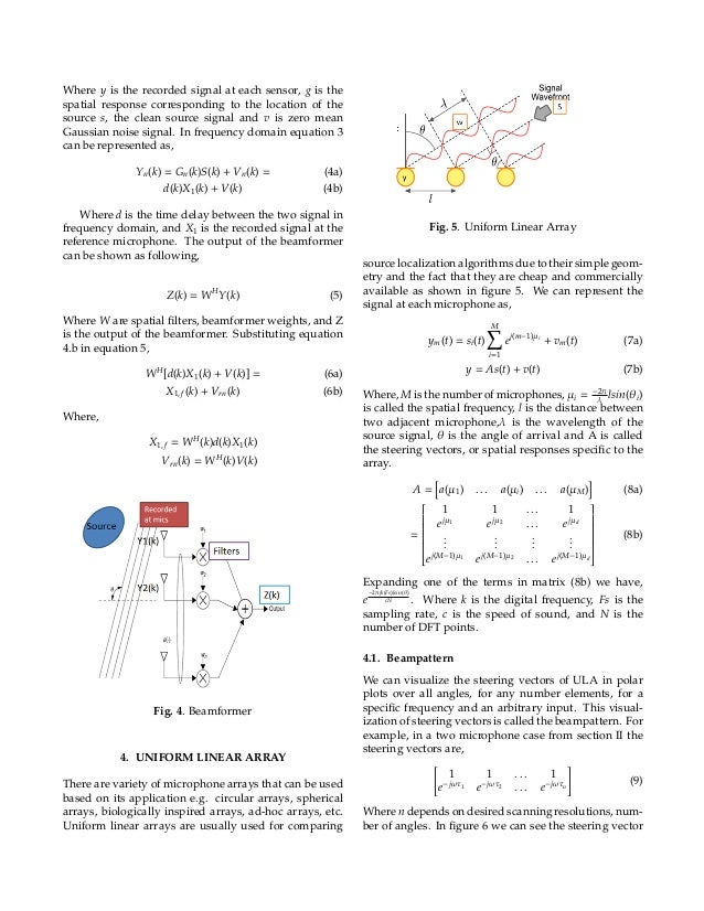 Sound Source Localization With Microphone Arrays 2317