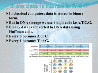 DNA storage by Anushka jha | PPTX