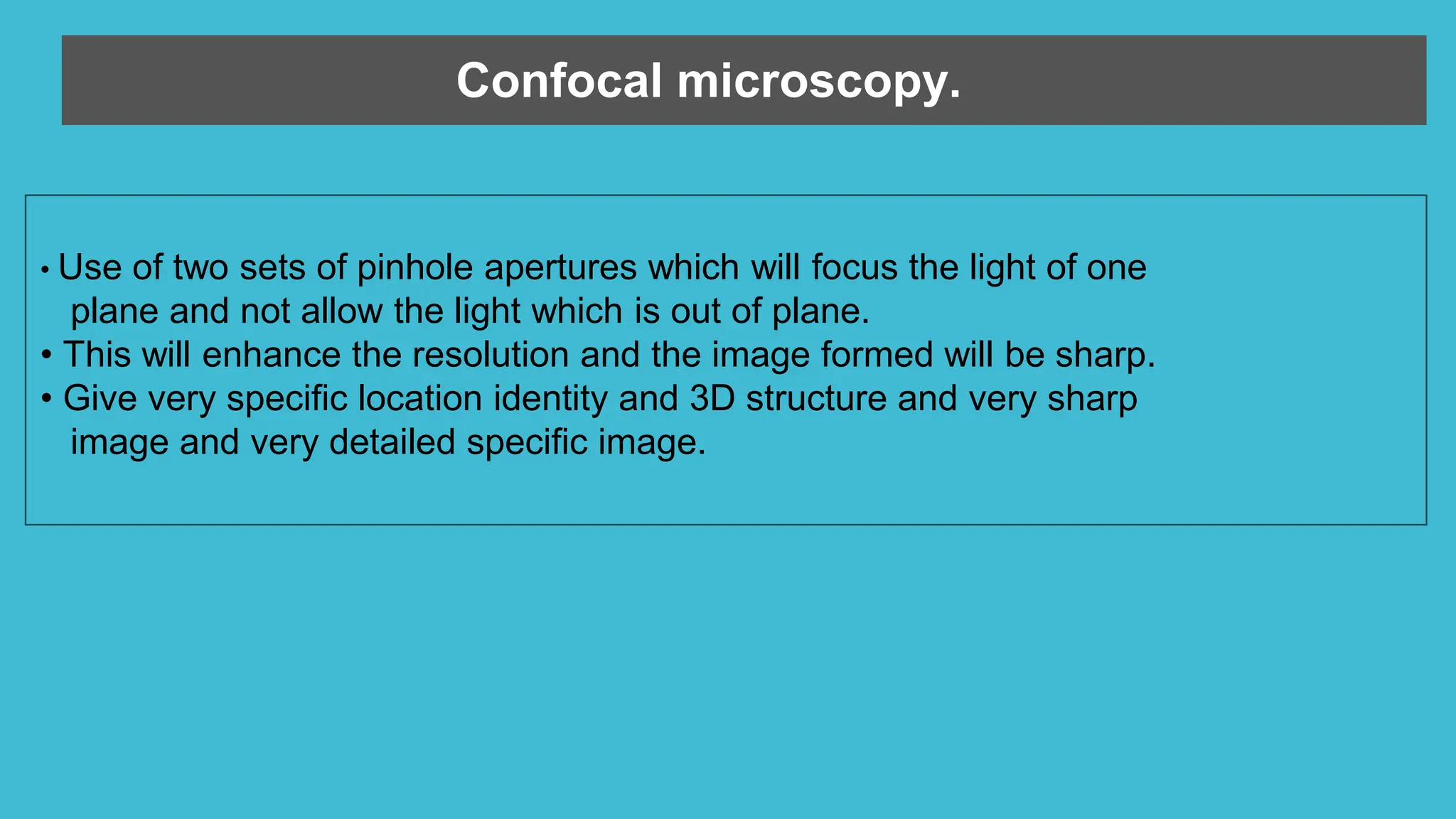 Immuno techniques like fish &gish and confocal microscopy | PPT