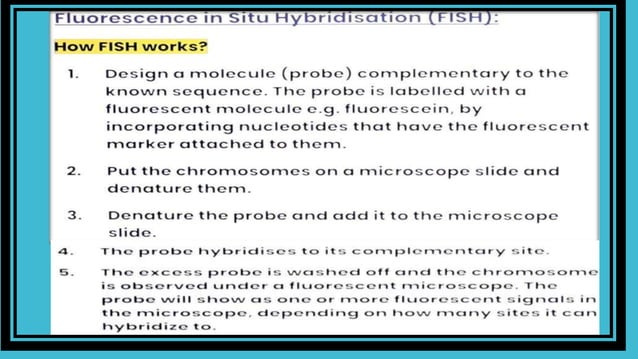 Immuno techniques like fish &gish and confocal microscopy | PPT