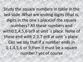 square and square roots | PPTX