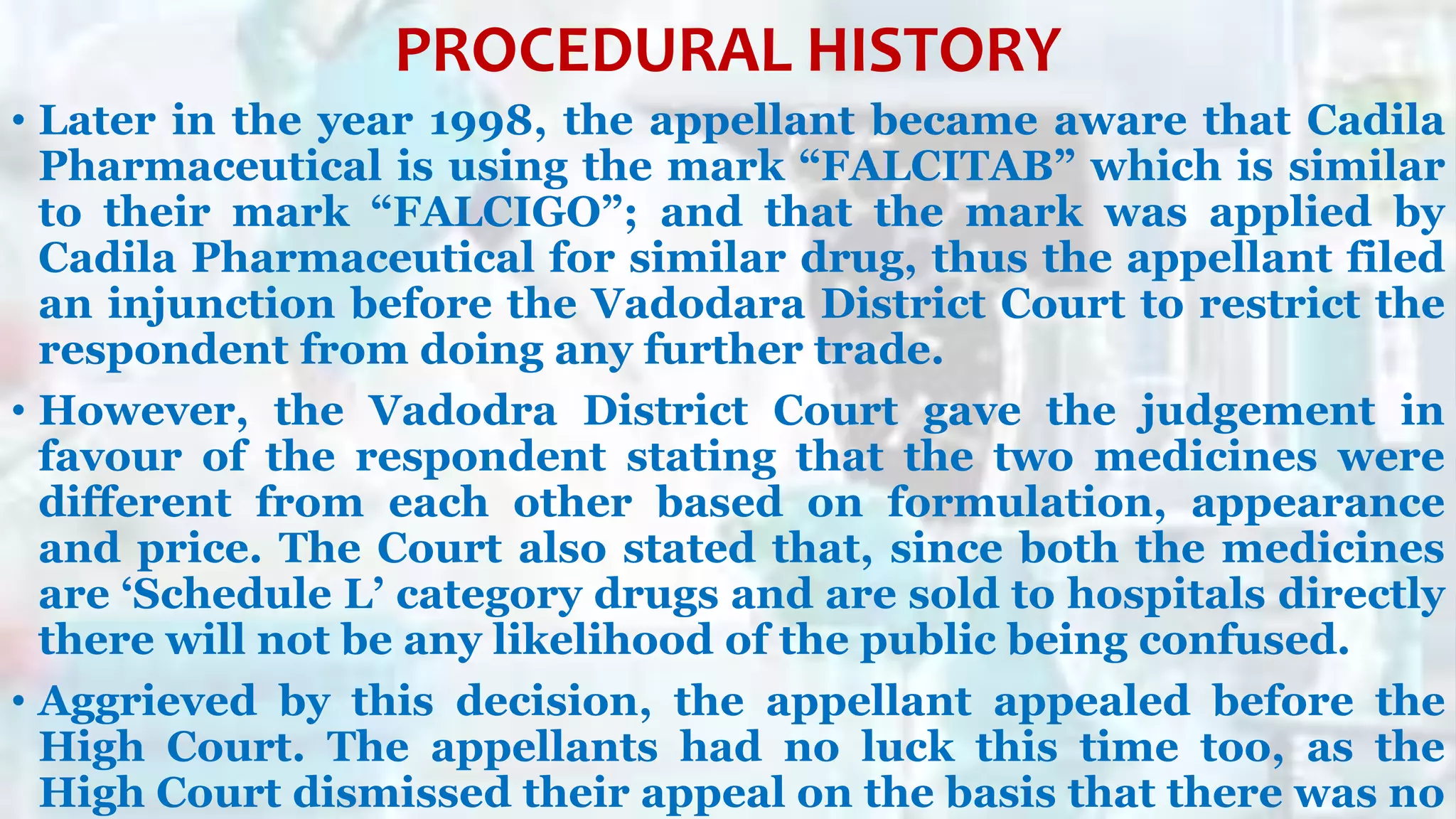 Cadila Healthcare Limited vs Cadila Pharmaceuticals Limited 2001 | PPTX