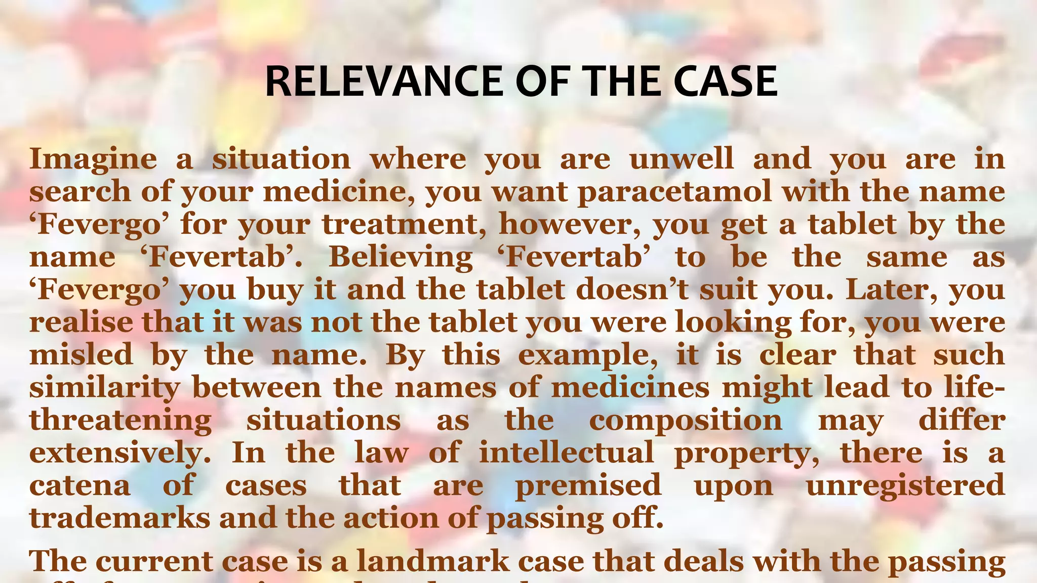 Cadila Healthcare Limited vs Cadila Pharmaceuticals Limited 2001 | PPTX