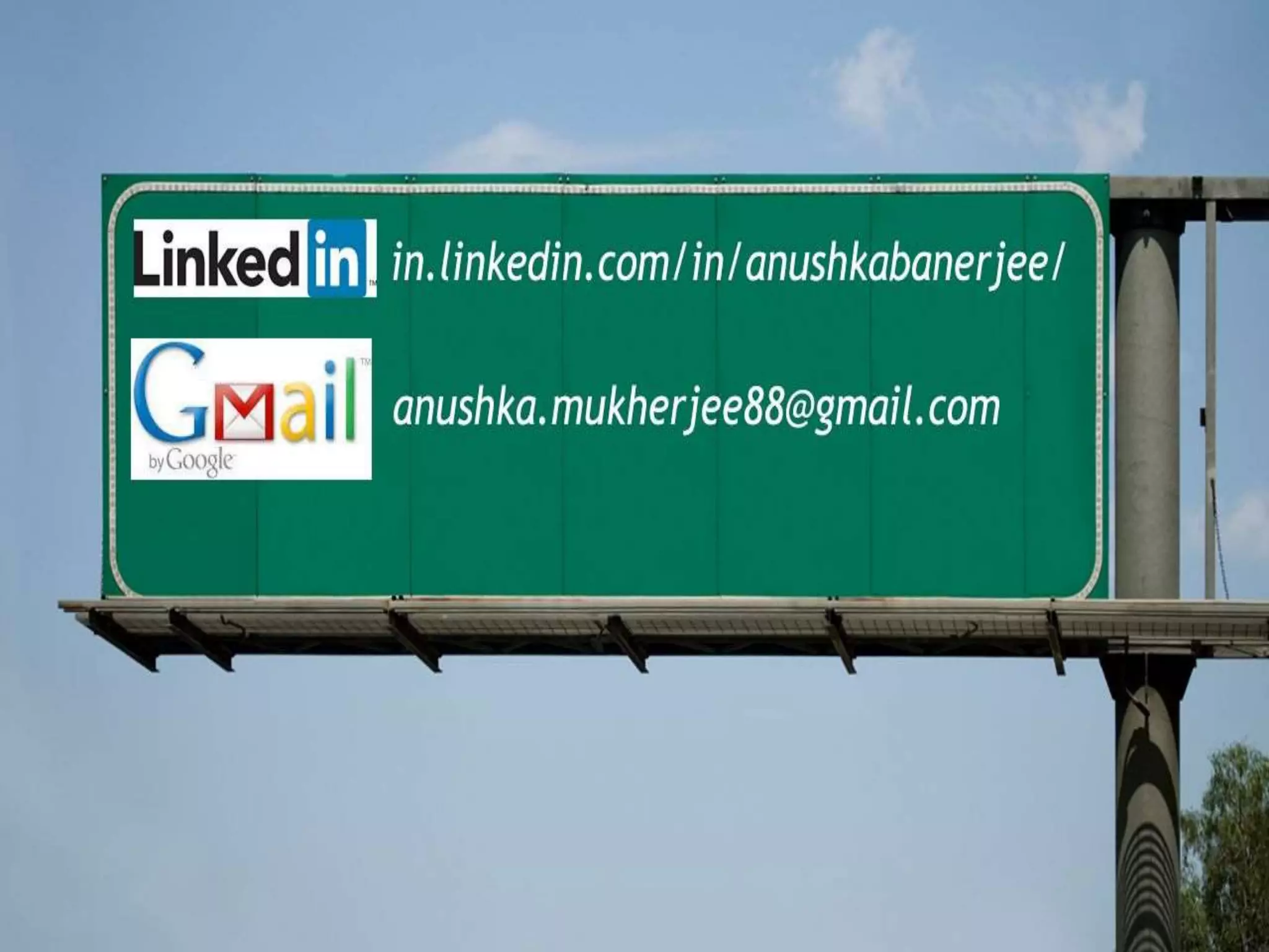 Anushka Mukherjee Visual CV | PPT