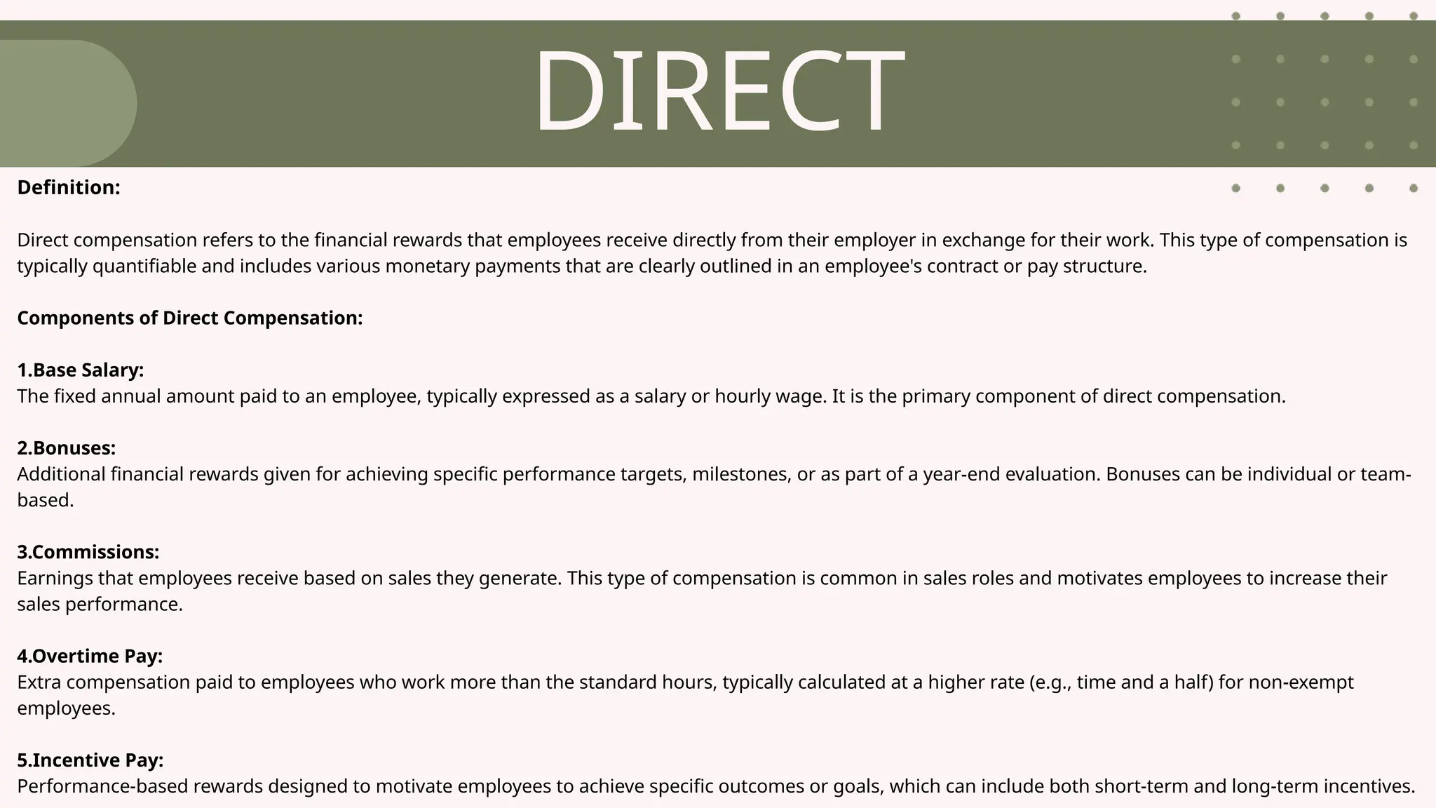 COMPENSATION AND MOTIVATION EFFECTIVE LEARNING | PPTX
