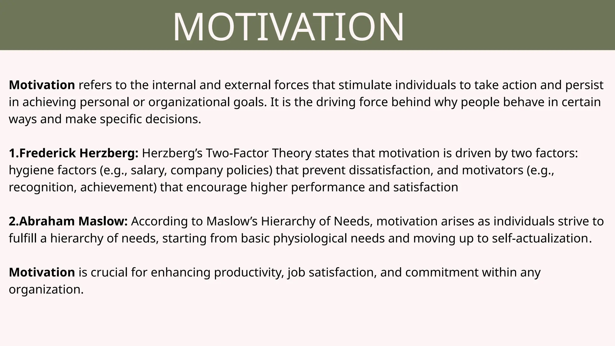 COMPENSATION AND MOTIVATION EFFECTIVE LEARNING | PPTX