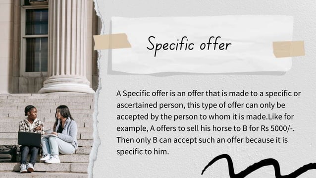 Meaning and Types of Offer | PPTX