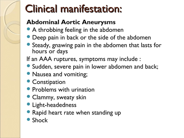 Anuerysm | PPT