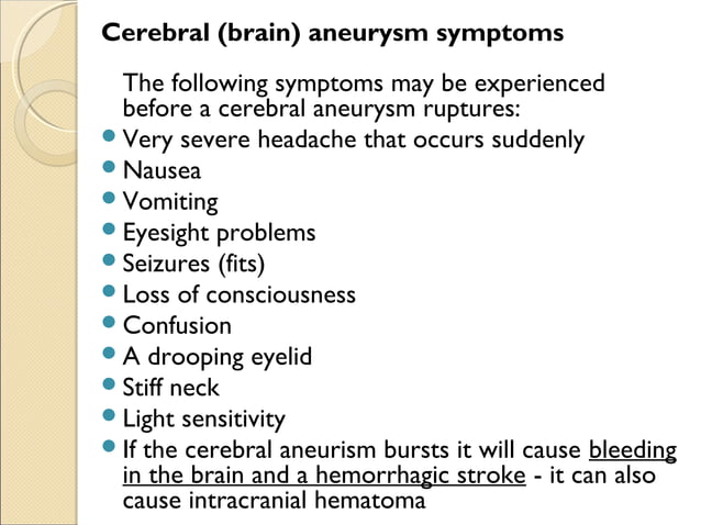 Anuerysm | PPT