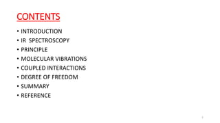 IR SPECTROSCOPY | PPTX
