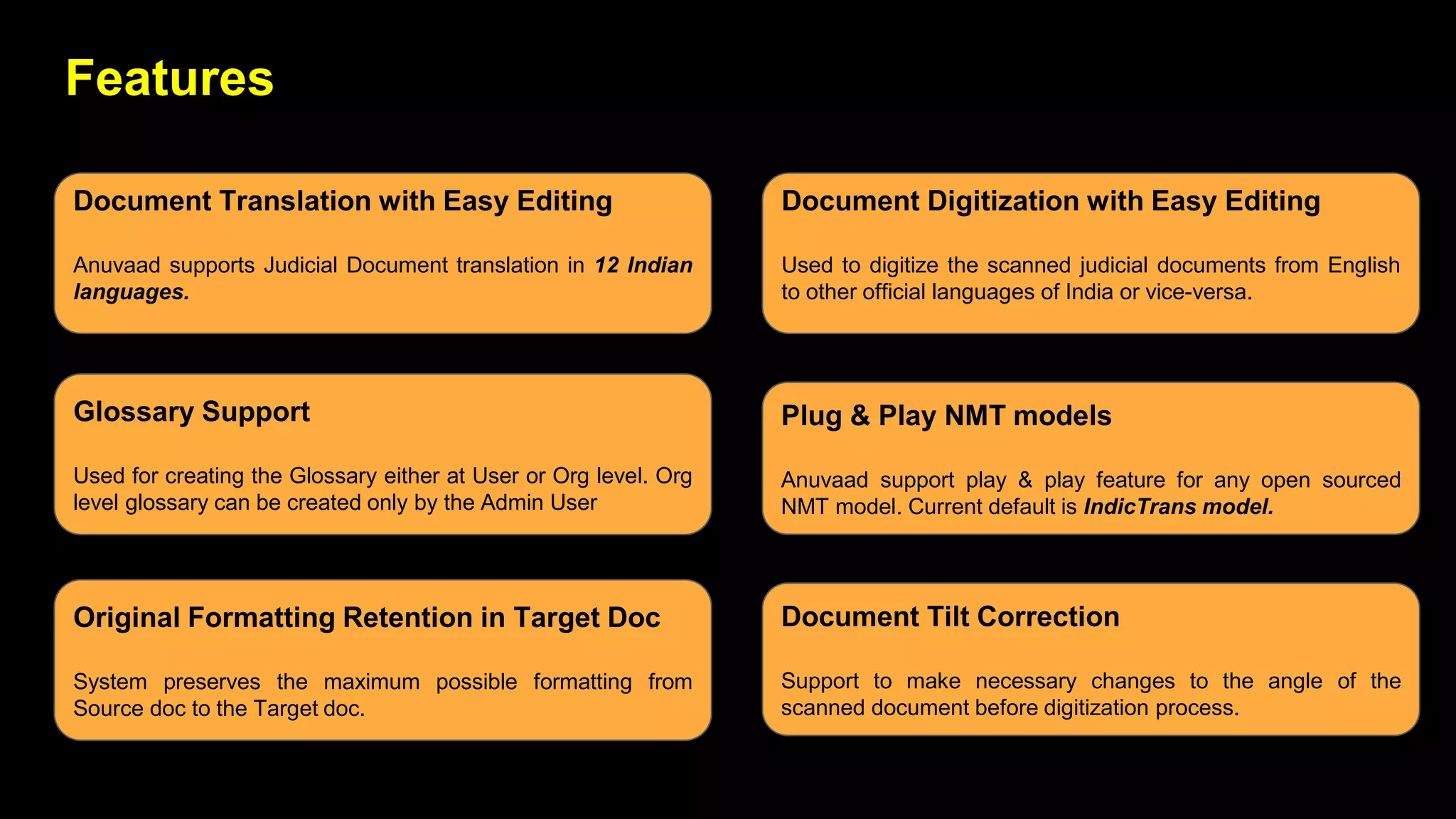 Anuvaad SUVAS - Document Translation Platform | PPTX