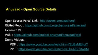 Anuvaad SUVAS - Document Translation Platform | PPTX | Desktop Publishing | Computer Software ...