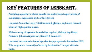 powerpoint basics on the company lenskart | PPTX