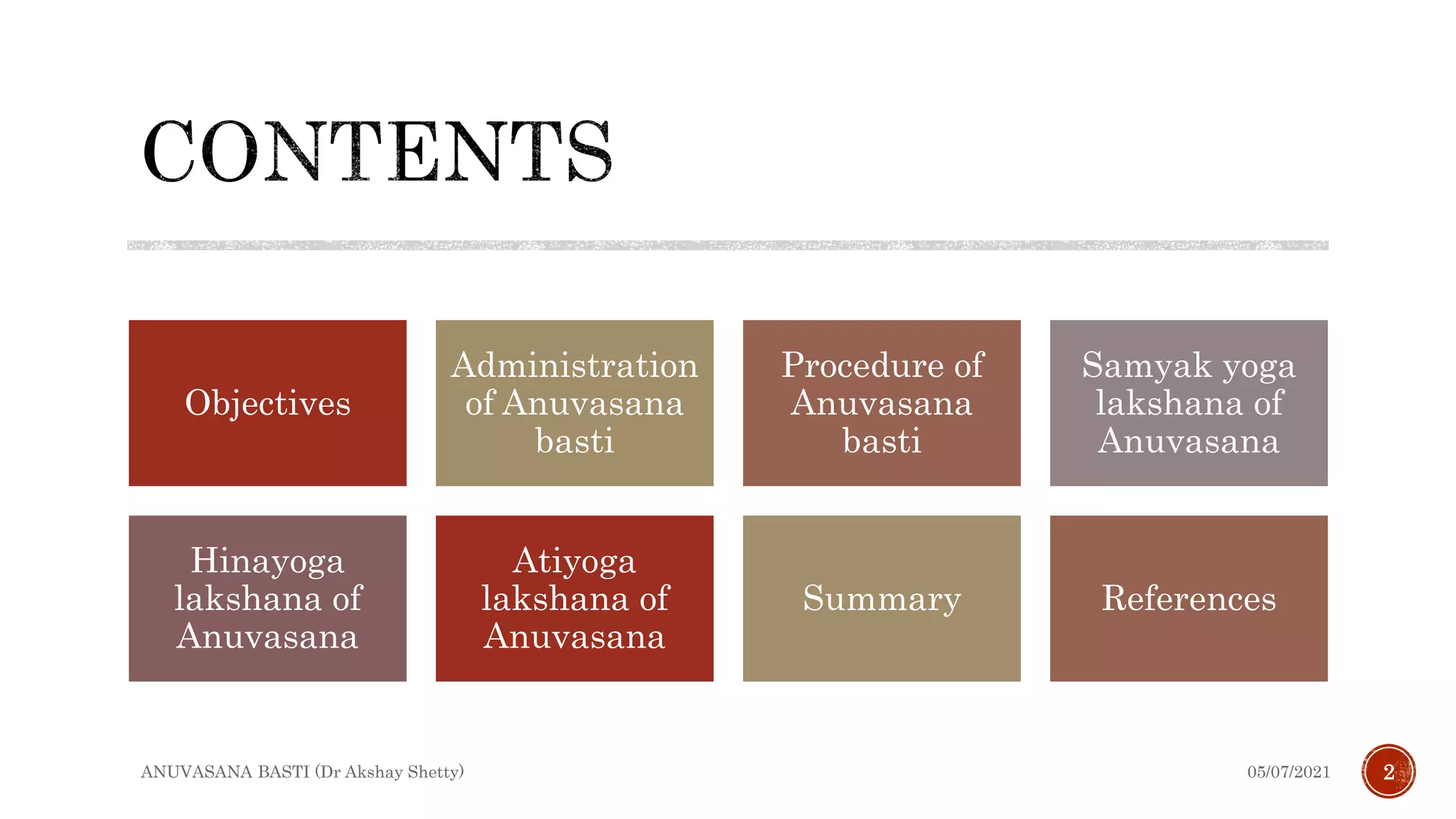 Anuvasana basti | PPTX