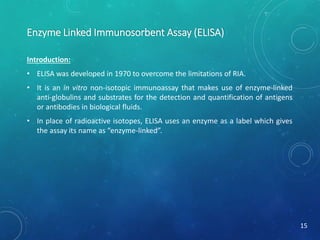 RIA and ELISA | PPT