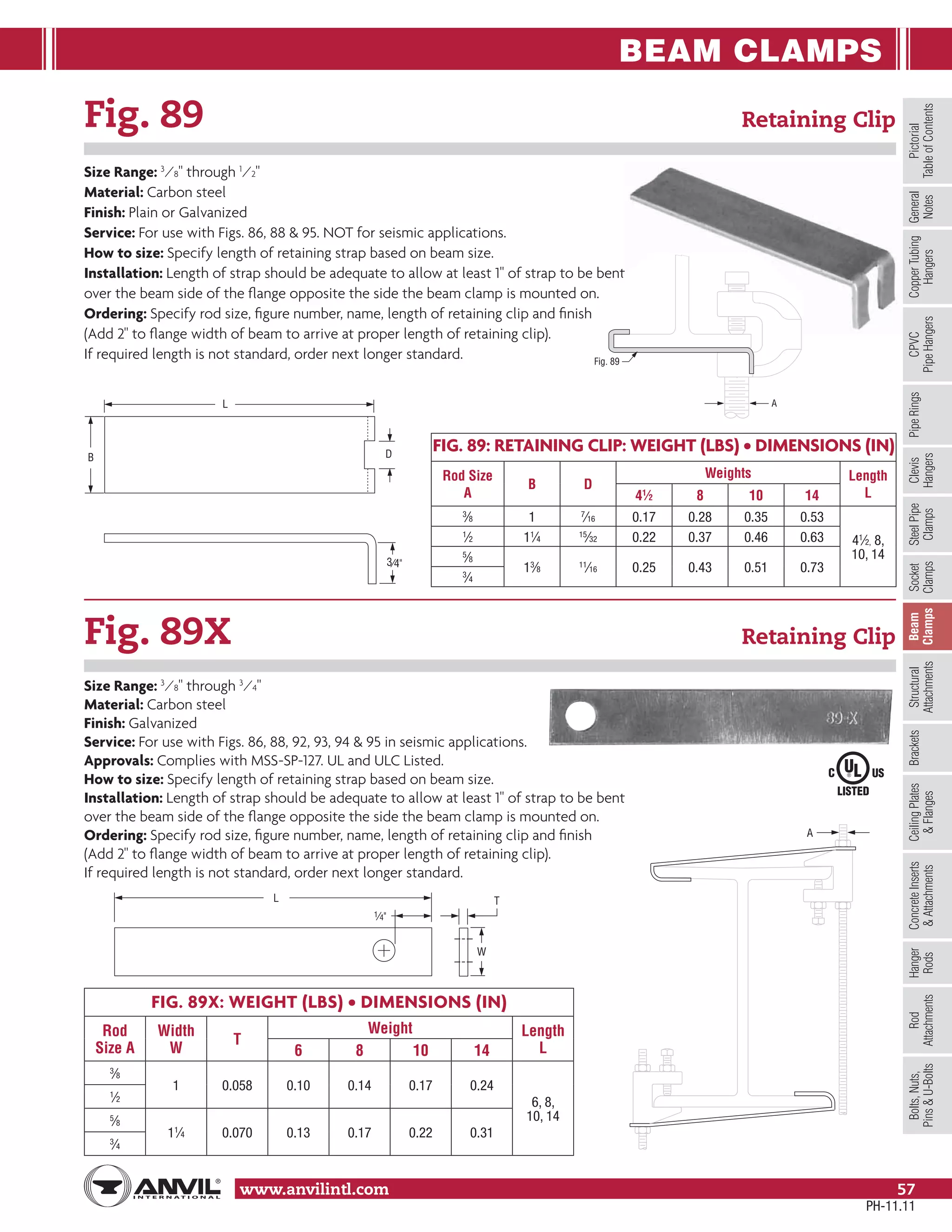 Anvil pipe hanger catalog | PDF