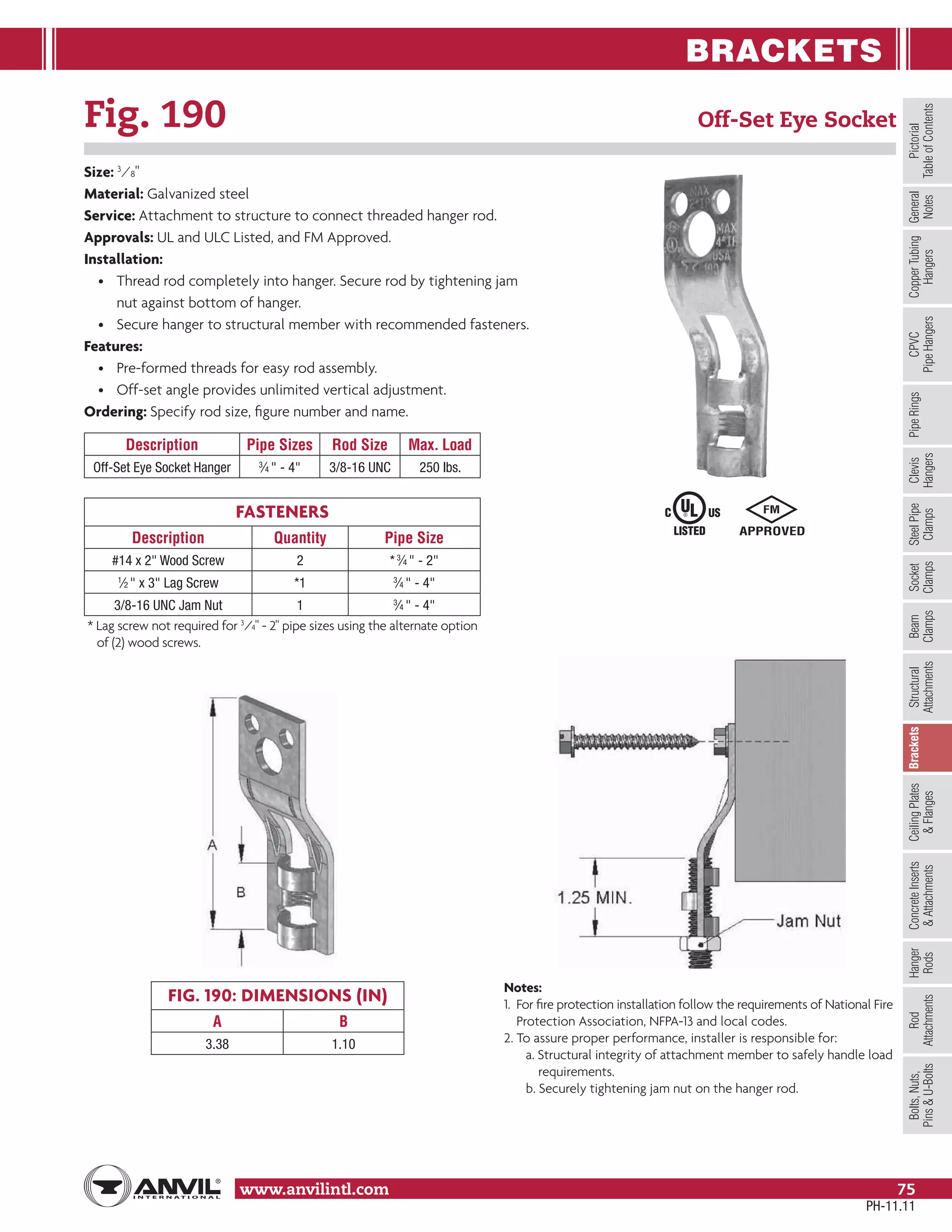 Anvil pipe hanger catalog | PDF