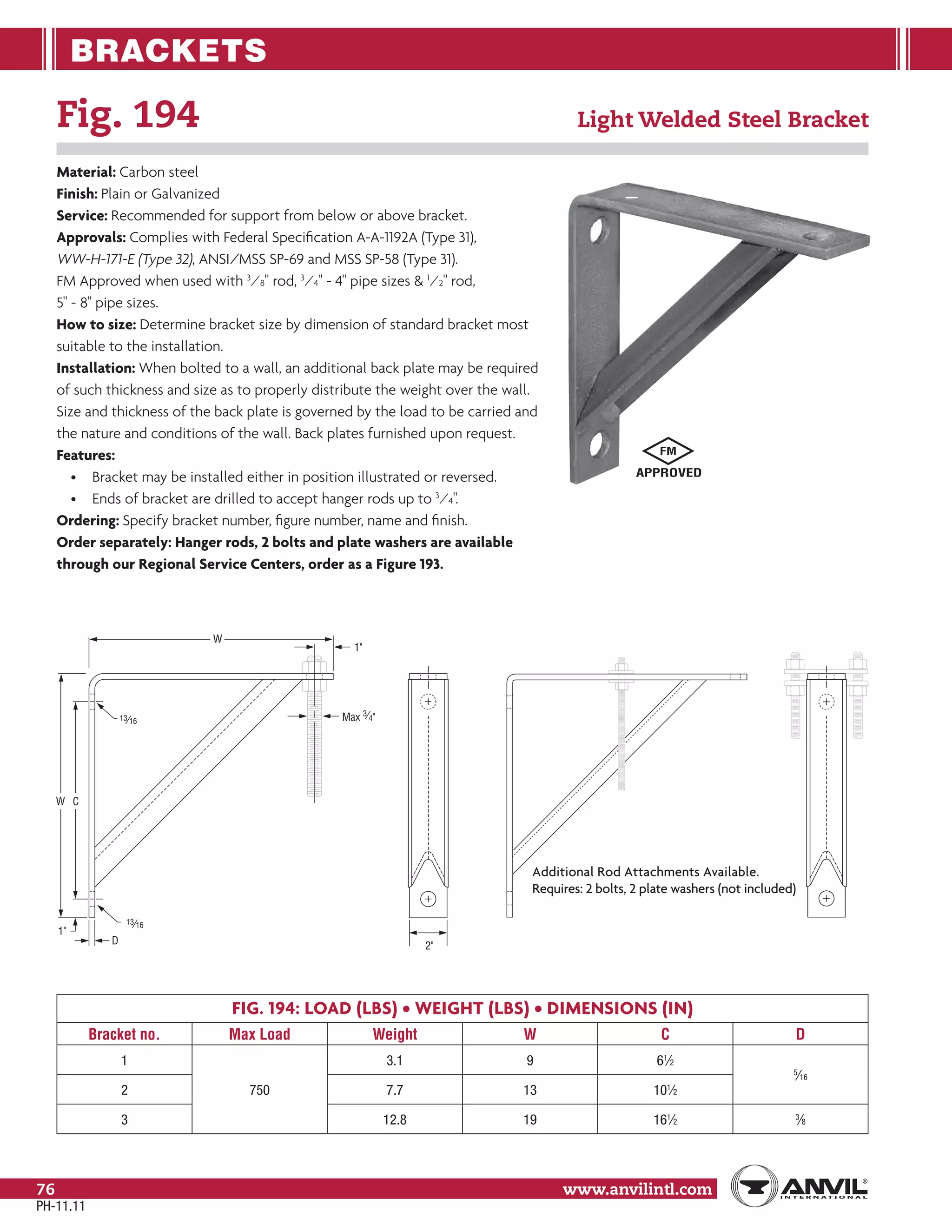 Anvil pipe hanger catalog | PDF