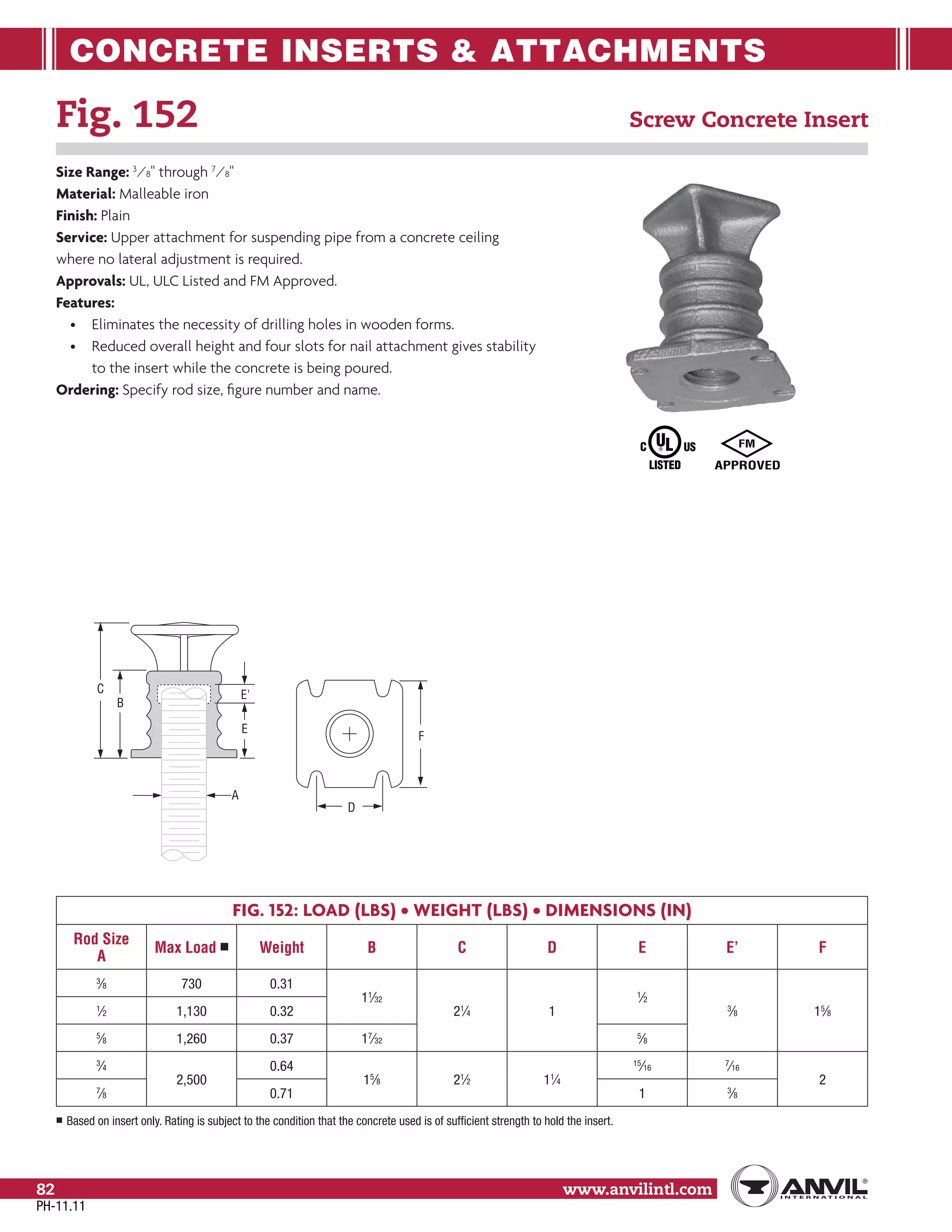 Anvil pipe hanger catalog | PDF