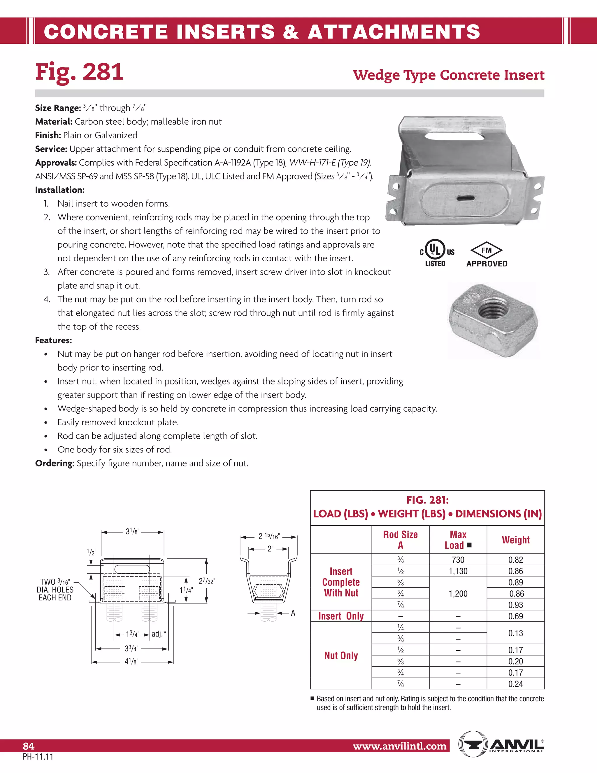 Anvil pipe hanger catalog | PDF