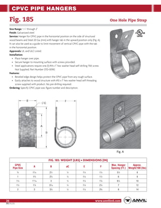 Anvil pipe hanger catalog | PDF