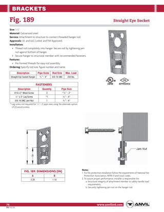 Anvil pipe hanger catalog | PDF