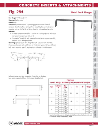 Anvil pipe hanger catalog | PDF