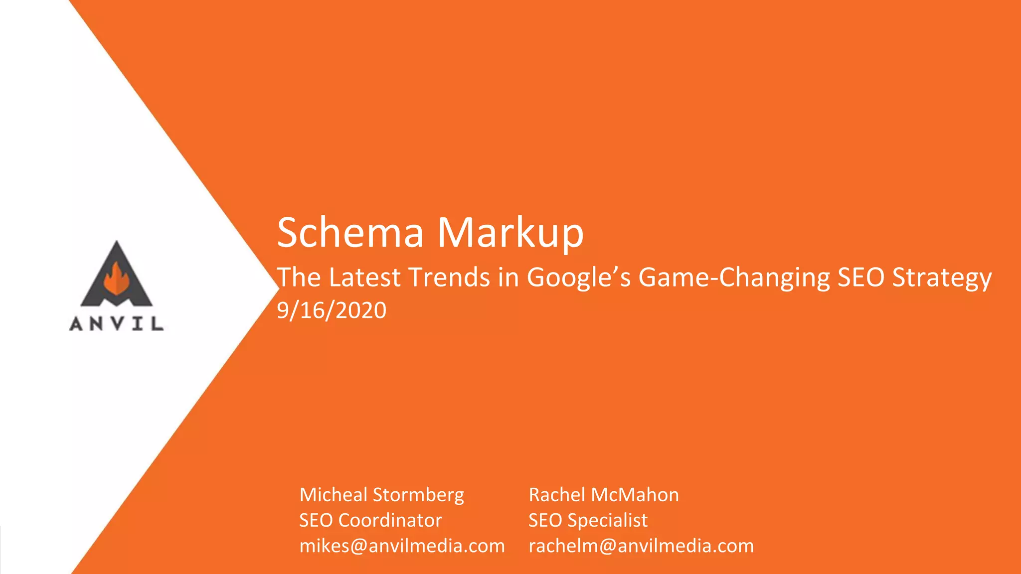 Anvil Schema Markup 0920 | PPT