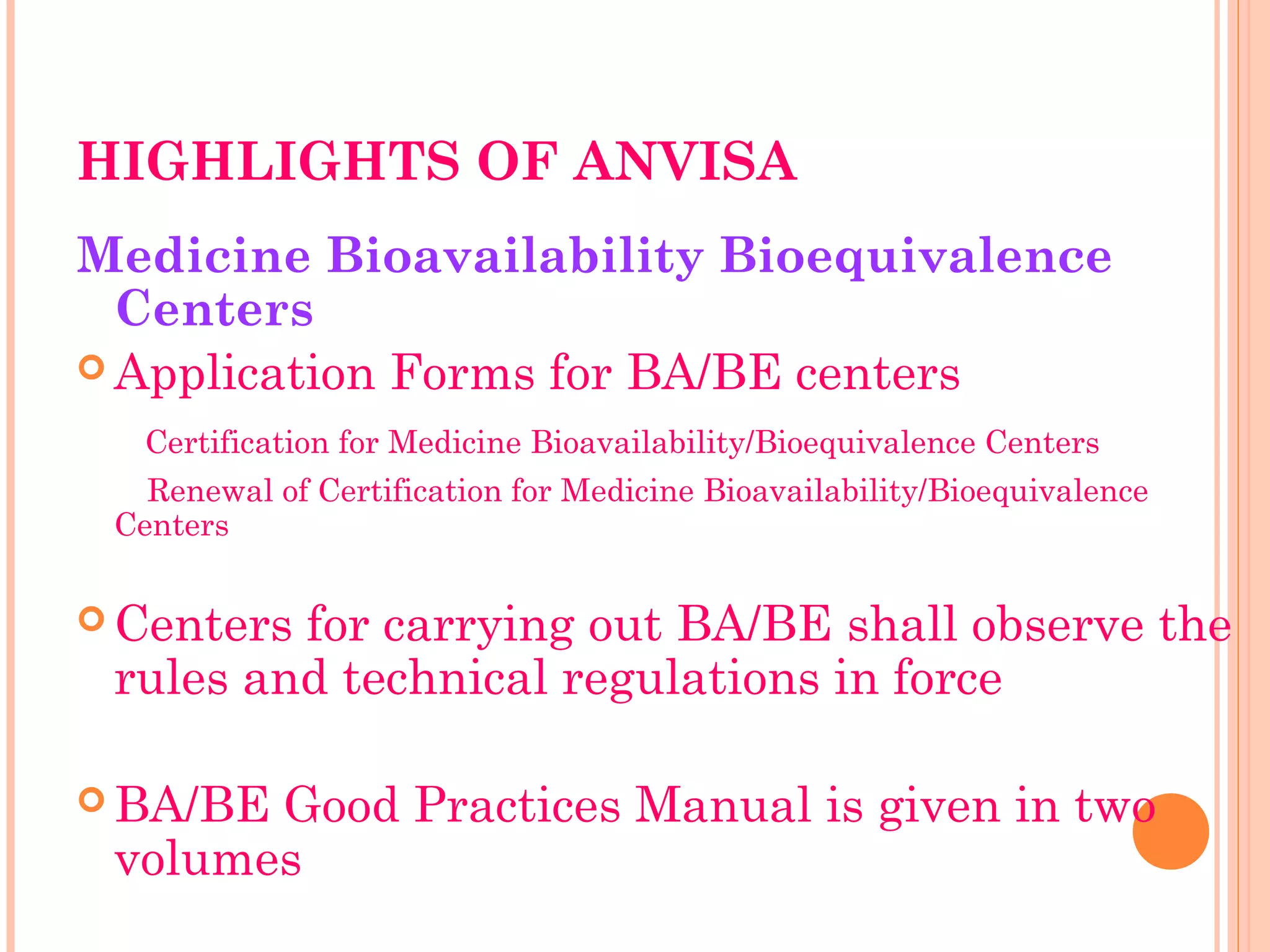 ANVISA regulatory authority of brazil | PPT