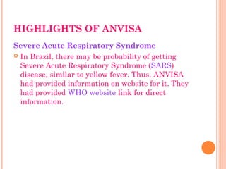 ANVISA regulatory authority of brazil | PPT