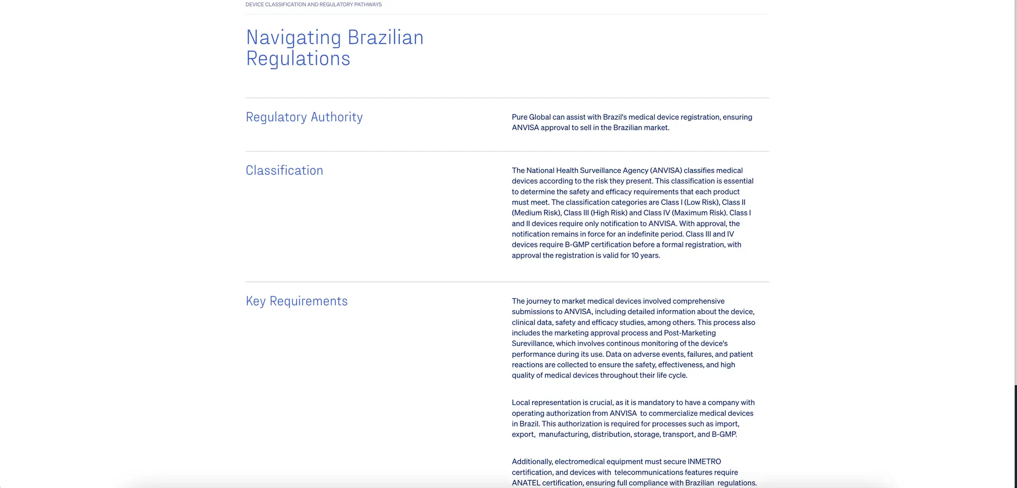 ANVISA Brazil Medical Device Registration | PDF