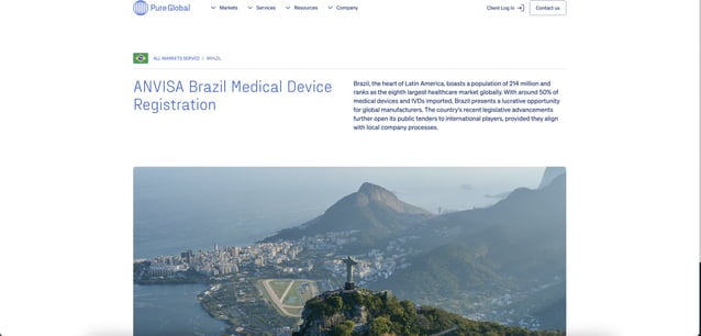 ANVISA Brazil Medical Device Registration | PDF | Healthcare Industry ...