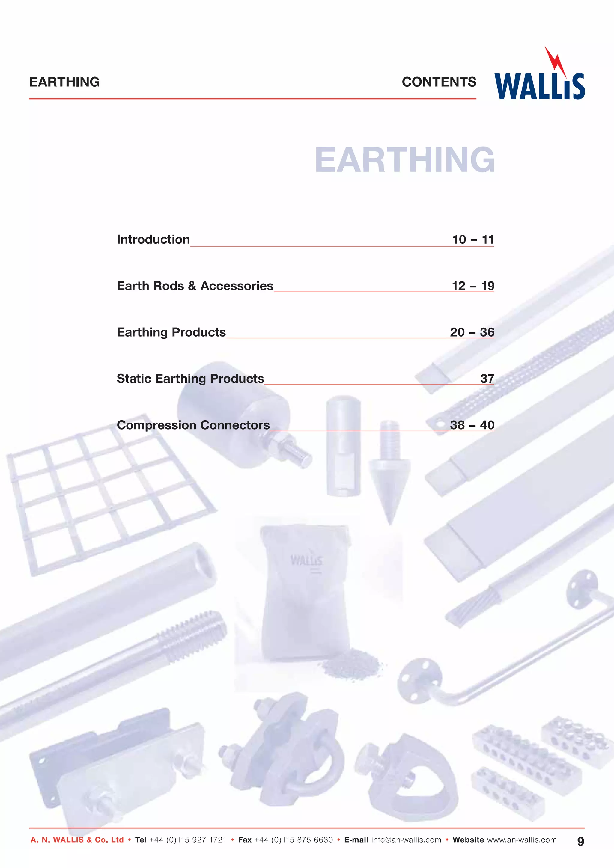 AN Wallis Earthing & Lightning Protection Catalogue | PDF