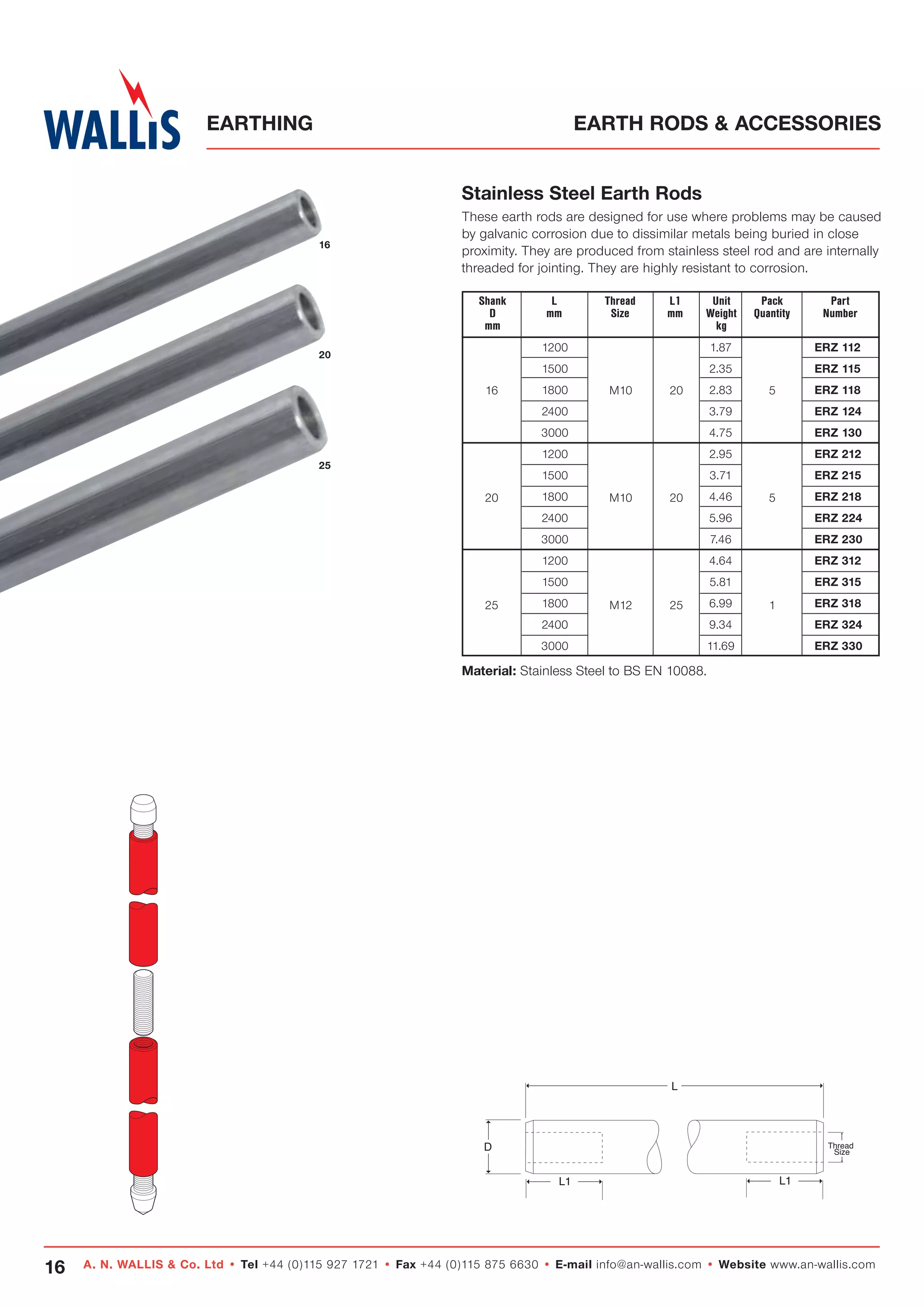 AN Wallis Earthing & Lightning Protection Catalogue | PDF