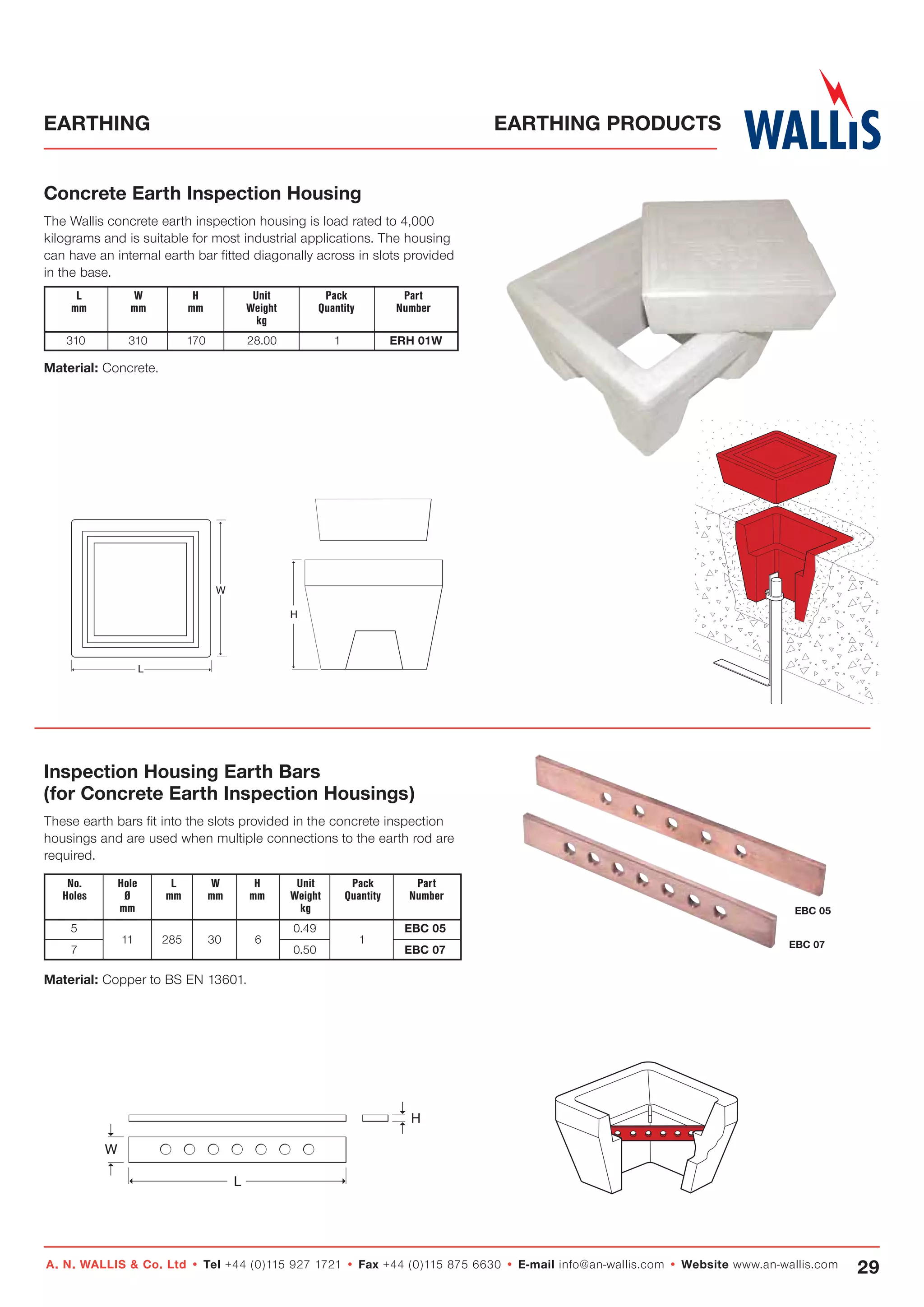 AN Wallis Earthing & Lightning Protection Catalogue | PDF