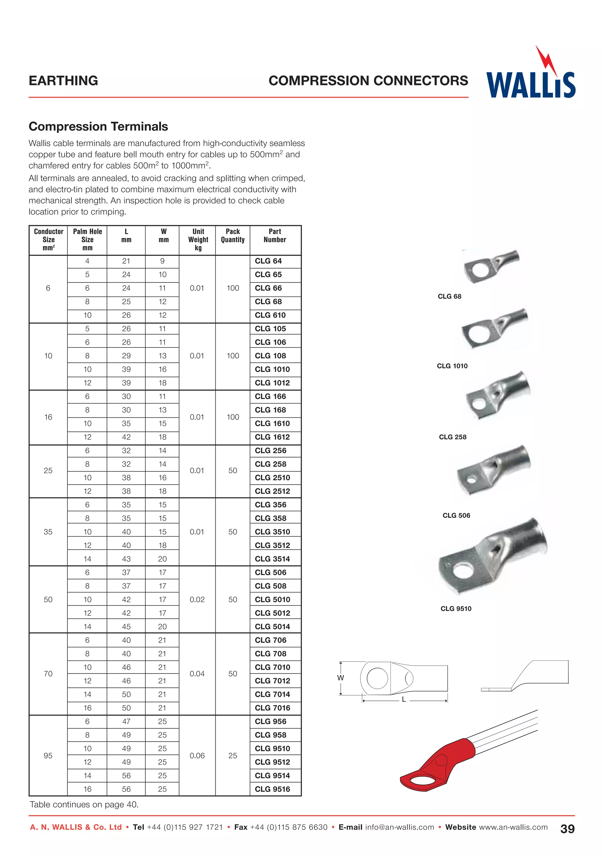 AN Wallis Earthing & Lightning Protection Catalogue | PDF