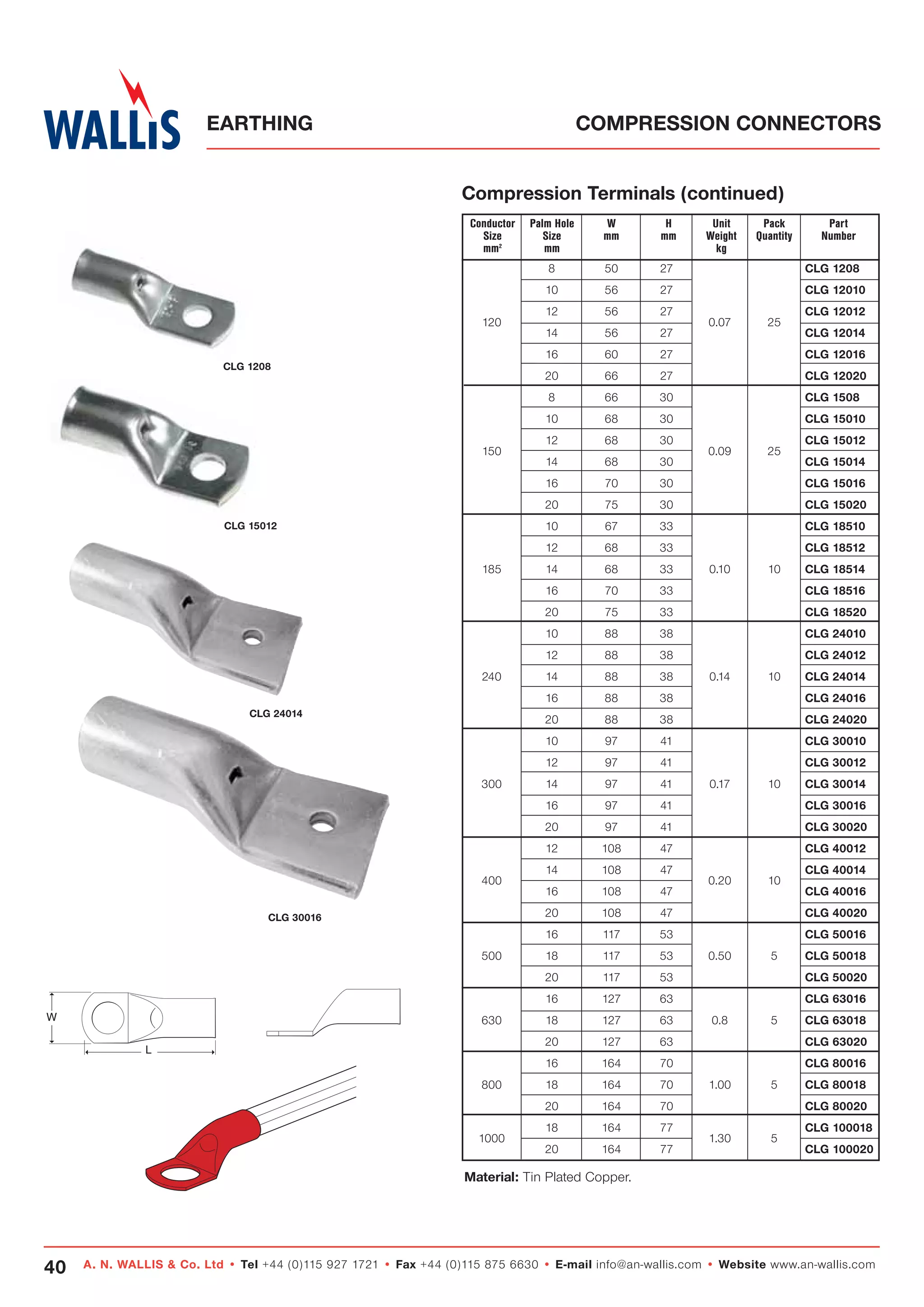 AN Wallis Earthing & Lightning Protection Catalogue | PDF