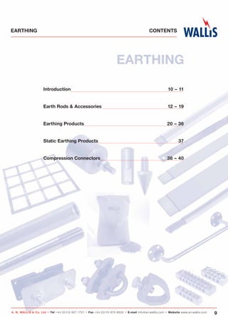 AN Wallis Earthing & Lightning Protection Catalogue | PDF