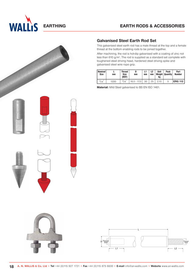 AN Wallis Earthing & Lightning Protection Catalogue | PDF ...