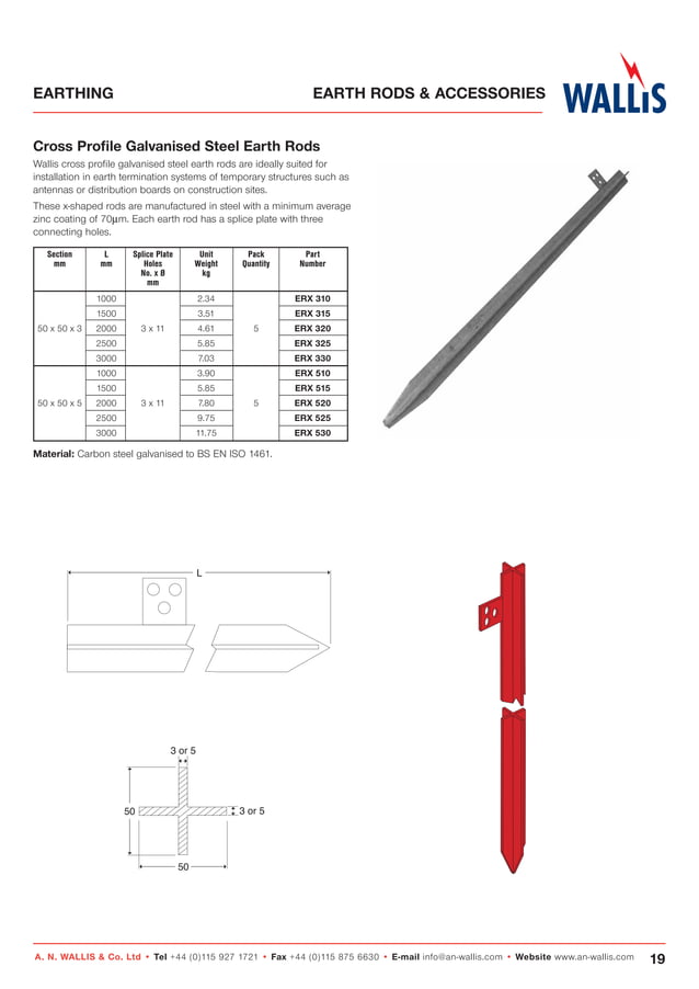 AN Wallis Earthing & Lightning Protection Catalogue | PDF ...