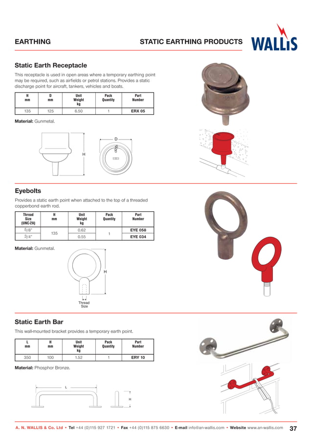 AN Wallis Earthing & Lightning Protection Catalogue | PDF ...