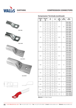 AN Wallis Earthing & Lightning Protection Catalogue | PDF