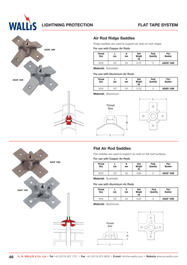AN Wallis Earthing & Lightning Protection Catalogue | PDF ...