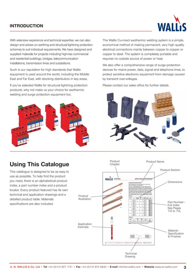 AN Wallis Earthing & Lightning Protection Catalogue | PDF ...