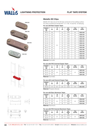 AN Wallis Earthing & Lightning Protection Catalogue | PDF