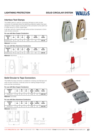 AN Wallis Earthing & Lightning Protection Catalogue | PDF