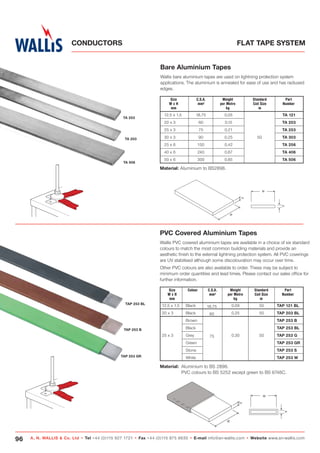 AN Wallis Earthing & Lightning Protection Catalogue | PDF