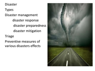 DISASTER management | PPTX