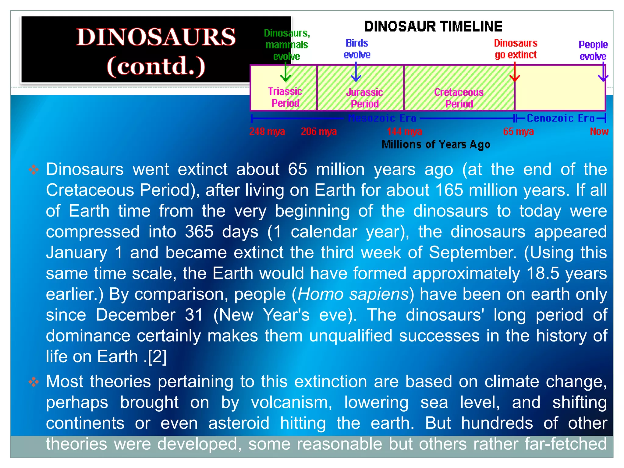 HOW TO BRING BACK EXTINCT DINOS BACK !! | PPTX | Geology | Science