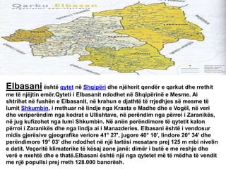 pershkrimi i vendit te origjines (elbasani) | PPTX